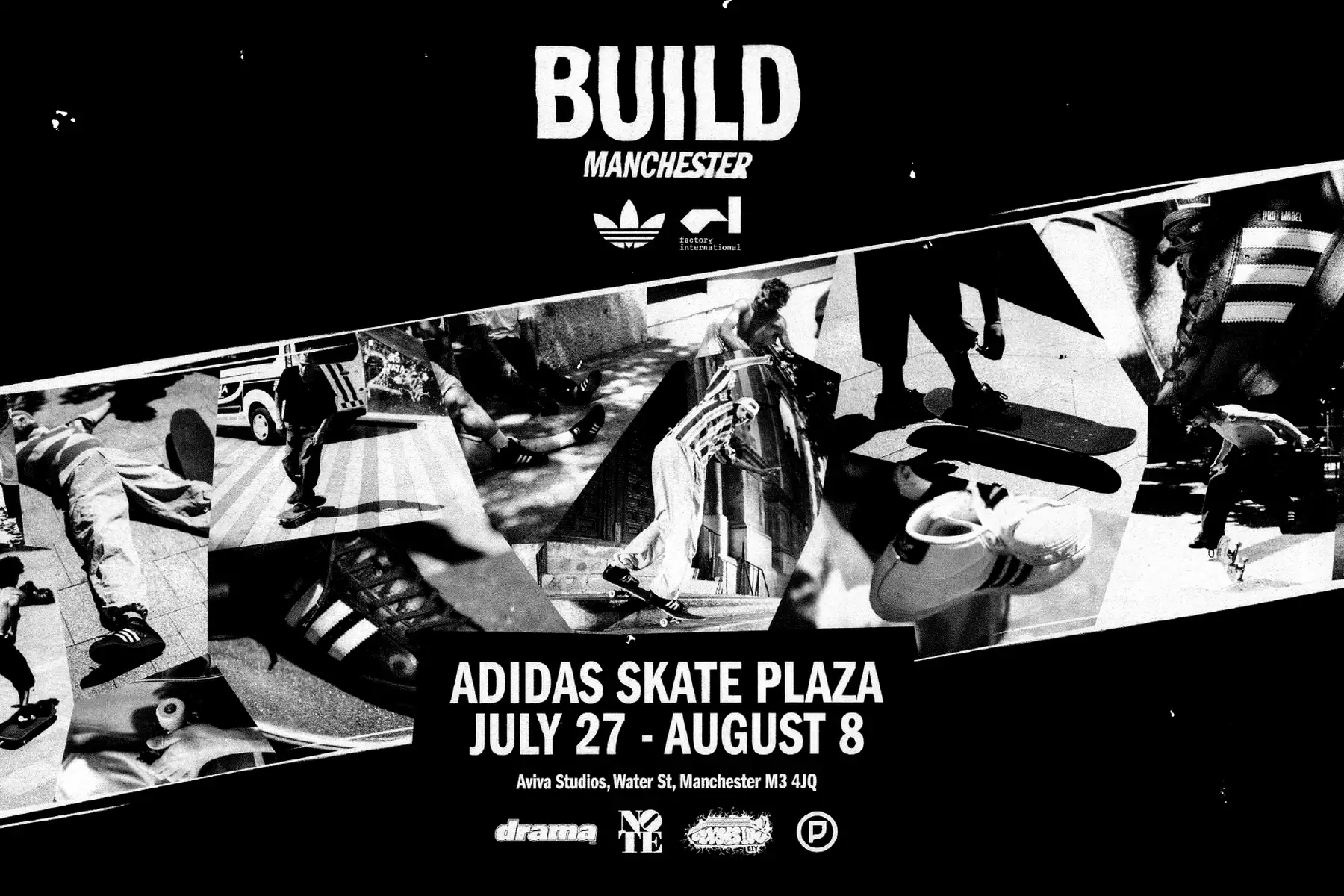 adidas NOTE Skate School | Build Manchester | Aviva Studios – Factory ...